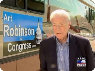 Republican Art Robinson Makes O’Donnell Seem Almost Sane – Politics Plus