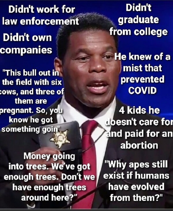 Herschel Walker: MORE Than JUST a Bogus Badge – Politics Plus
